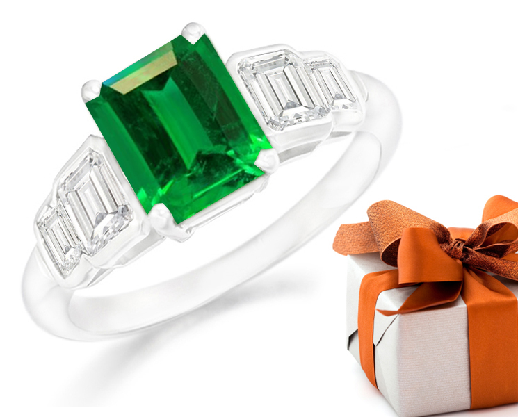 Emerald Engagement Rings