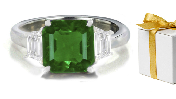 Emerald Rings - Classic, stylish, elegant, contemporary designs.